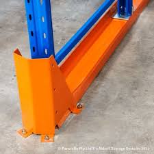 VNA Pallet Rack Forklift Guide Rails AS4084-2012 เคลือบผง